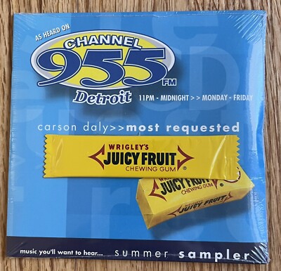 Sampler CD Lenny Kravitz Aaliyah Juicy Fruit Gum NEW 2002 Channel 955 ...