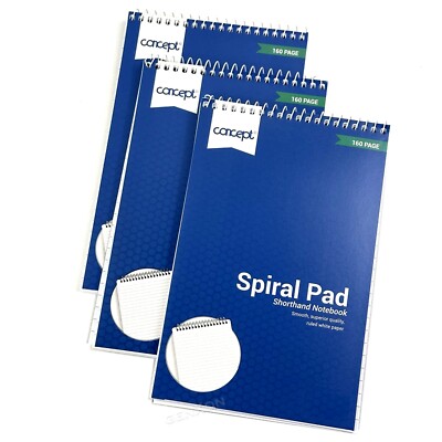 Reporters Pad Notepad Note Pad Notebook Shorthand Books 8” x 5 ...
