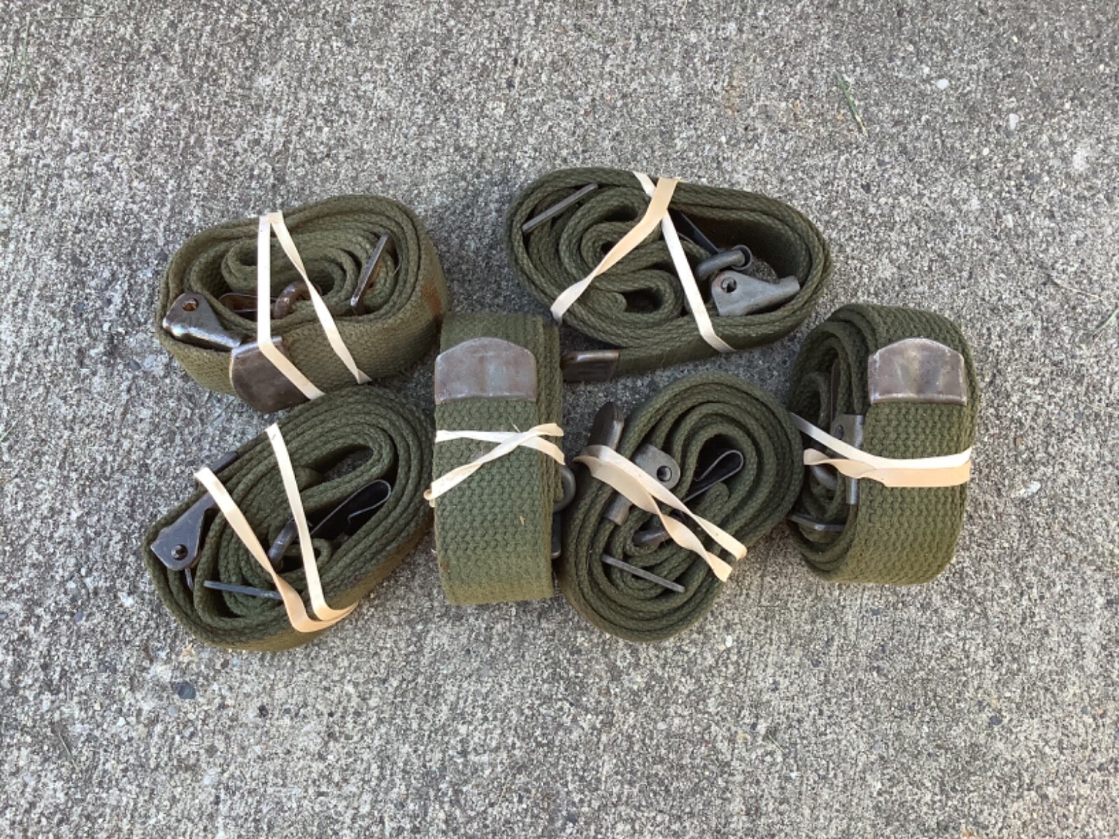M1 Garand Sling Original USGI sling Canvas Lot of 6 slings | eBay