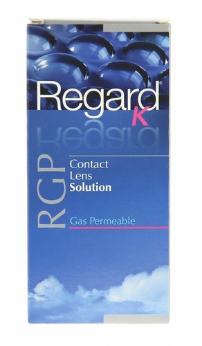 Regard K RGP Gas Permeable Contact Lens Solution 120ml preservative ...
