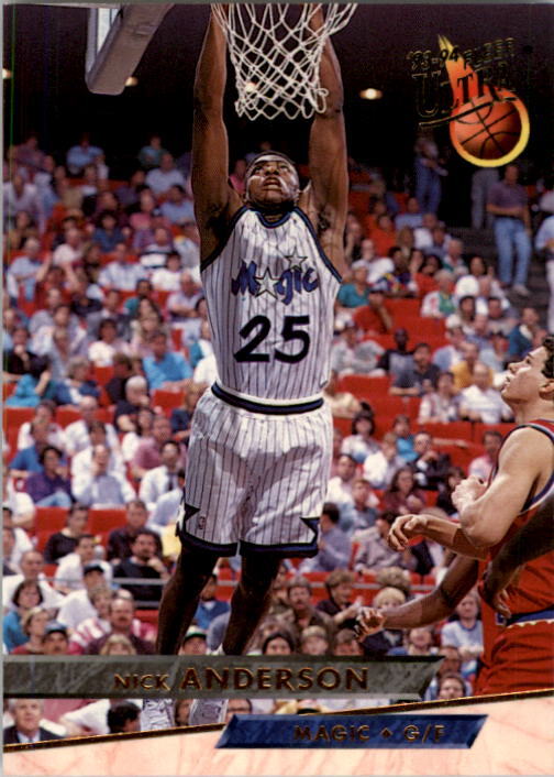1993-94 Ultra Orlando Magic Basketball Card #133 Nick Anderson | eBay