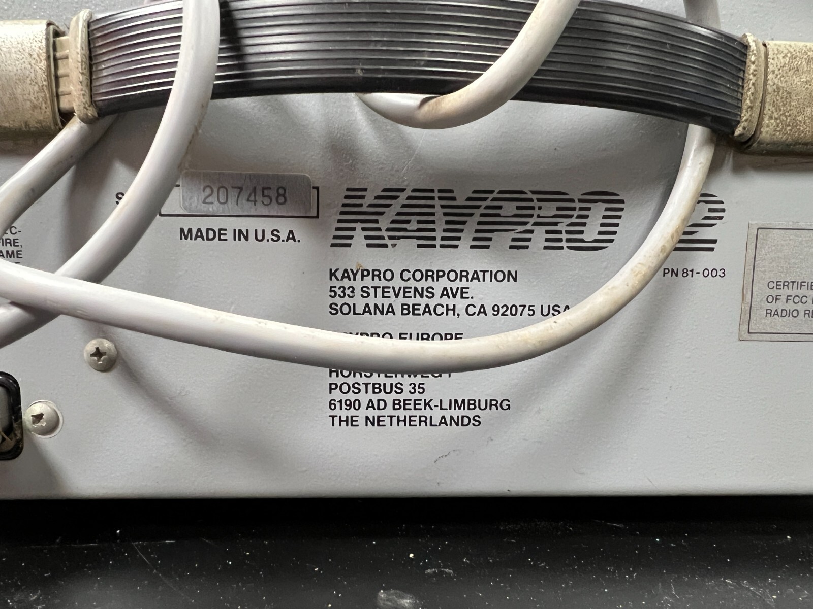 Vintage 1982 KAYPRO II 2 Portable Computer with Keyboard | eBay