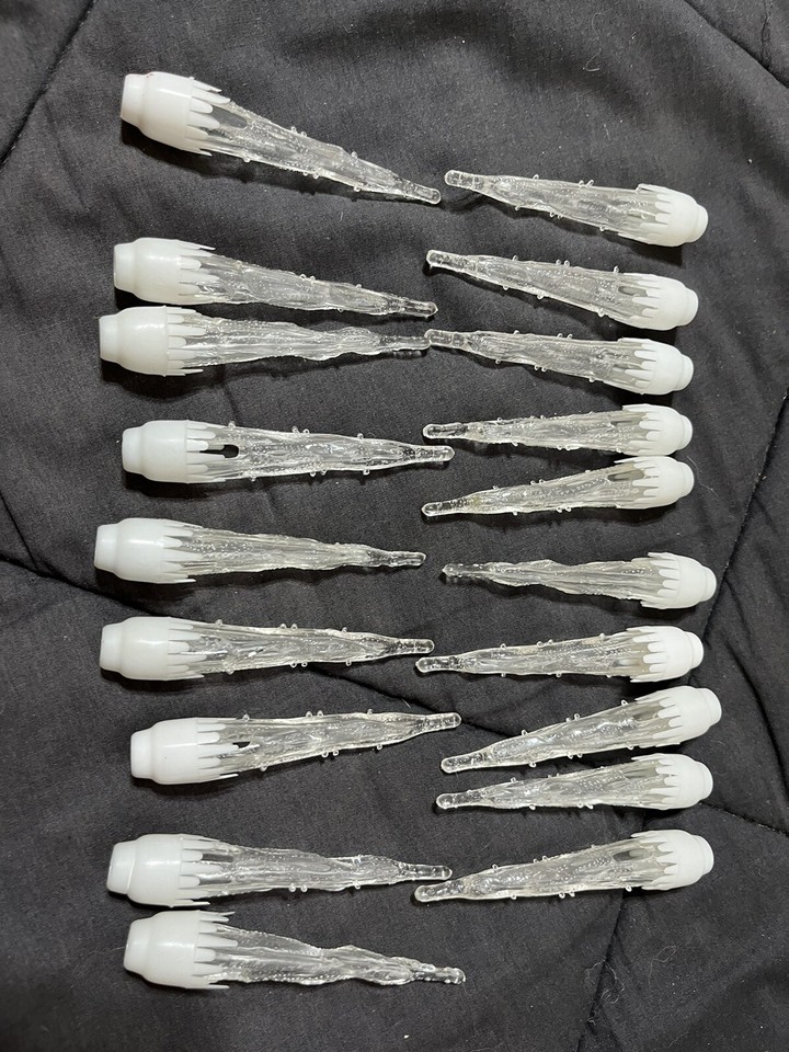 56 Plastic Icicle Miniature Christmas Light Covers | eBay