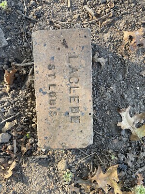 HISTORICAL LACLEDE ST. LOUIS ANTIQUE FIRE BRICK | eBay
