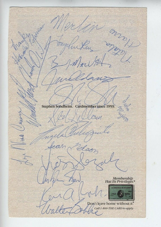 CHILD ACTOR RARE AUTOGRAPH PLAYBILL 9TH ANNUAL YOUNG MERLIN SANTANA ...