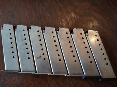 Smith & Wesson 645 745 4506 4546 4586 45 ACP 8 Round Magazines OEM SW ...