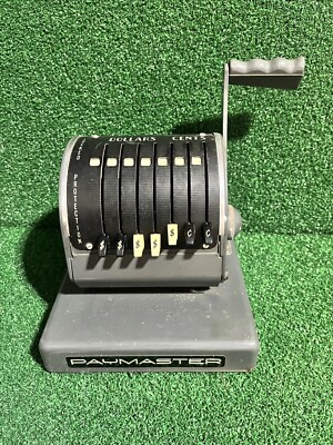Vintage 1962 Paymaster X-900 Check Writer Machine | eBay