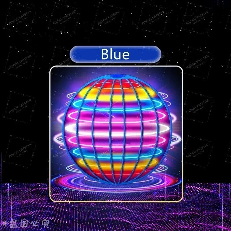 Flying Orb Ball Toys Hand Controlled RGB Light Magic Hover Boomerang ...