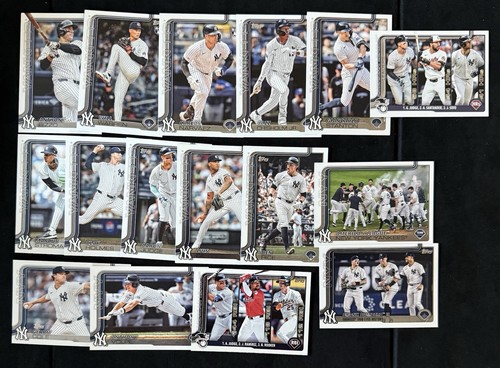 2025 Topps Series 1 New York Yankees Complete Team Set , Includes ...