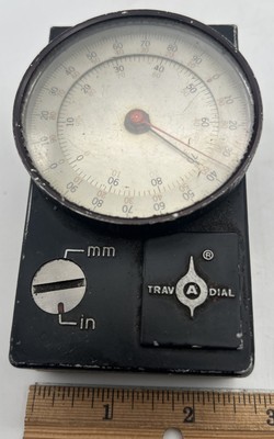 TRAV A DIAL MACHINIST TOOLS LATHE MILL MACHINIST GAUGE TRAVEL INDICATOR ...