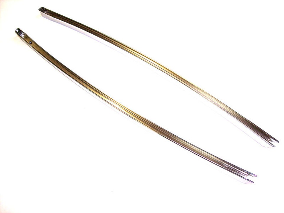 1968-1972 Olds Cutlass & 442 rear quarter window chrome seal retainers ...