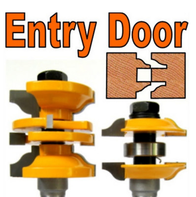 2 pc 1/2" SH Entry & Interior Door Ogee Matched R&S Router Bit Set | eBay