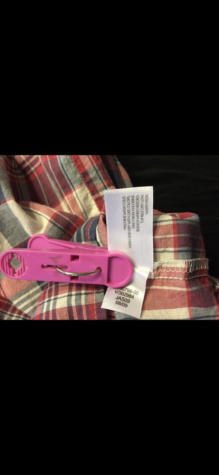 Old Navy Red And Blue Plaid Shirt Dress Size Medium | eBay UK