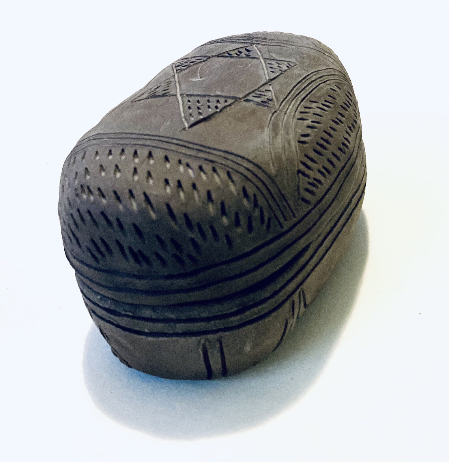 Ceramic Clay Art Mid-Century Gothic Jewish Star David Couple Love ...