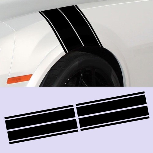 2 Pair of Universal Car Race Stripe Decal Graphic Fender Stripe ...