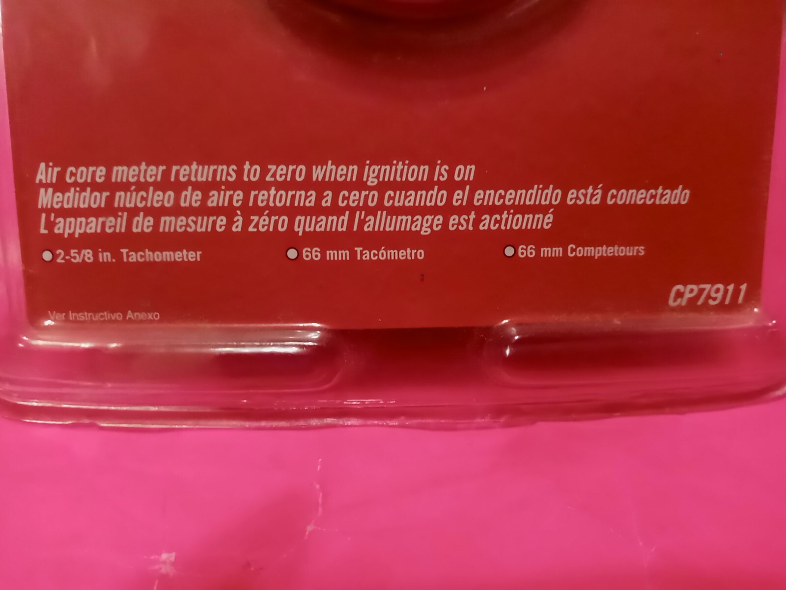 SUNPRO 2 5/8 Tachometer Sun Super Tach II Cp7911 66 Mm for sale online ...