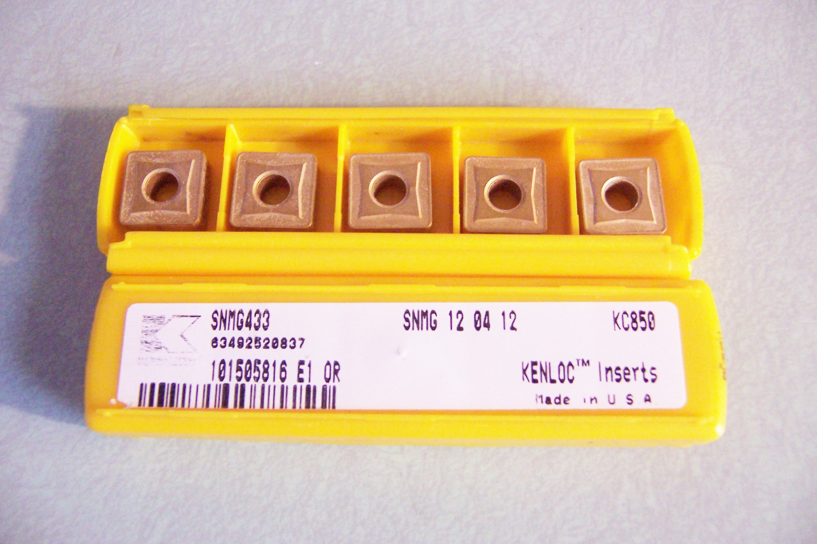 New 10 Pcs - SNMG 433 Grade KC850 Coated Kennametal Inserts | eBay