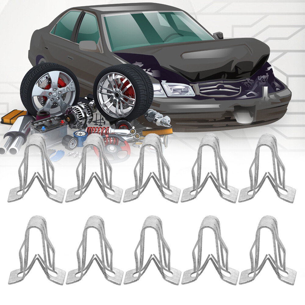 25pcs Car Retainer Fastener Clips 1/2" X 5/8" For Car Moulding Trim ...