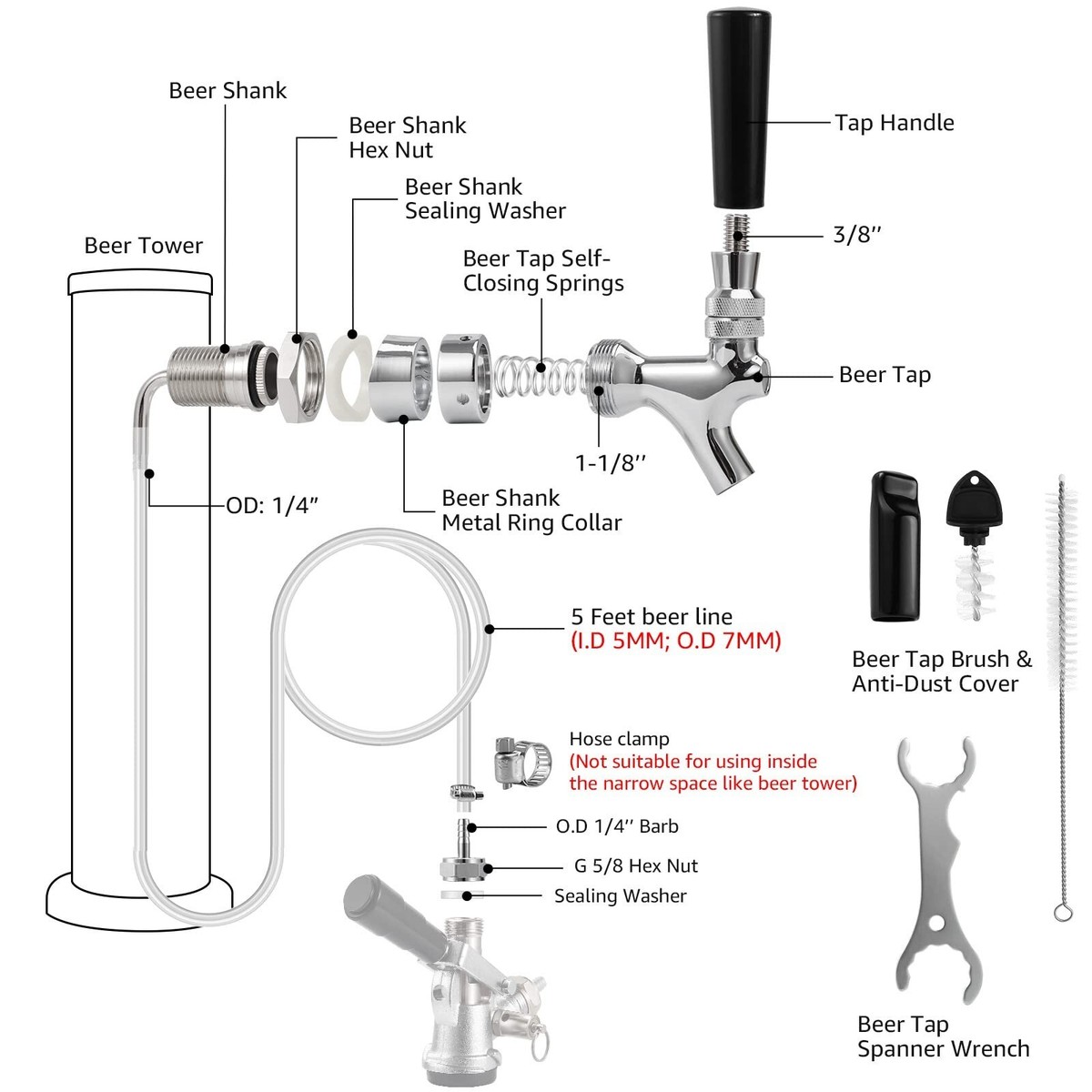 Brewing Beer Towers Platinum Beer Tower Aussie Beer Tubes