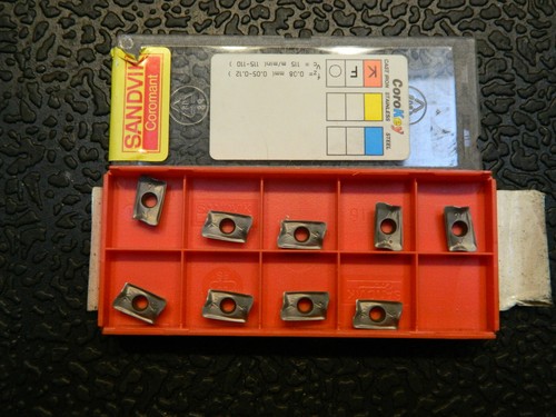 9x Wendeplatten Sandvik R390-11 T3 08M-PM Carbide Inserts Schneidplatte ...