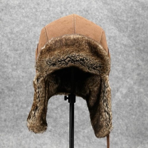 Men Aviator Trapper Hat Caps Warm Ushanka Cossack Outdoor Faux Fur ...