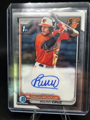 2024 Bowman - Chrome Prospect Autographs Rolphy Cruz #CPA-RC (AU, RC ...