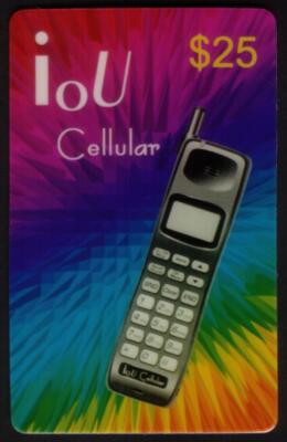 $25. Prepaid Cellular Phone Time - Picture of Old Cell Phone EXPIRED ...