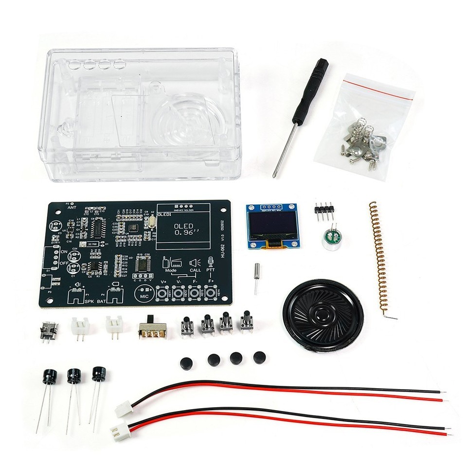 DIY Soldering Practice Kit for Walkie Talkie and FM Radio 87-108MHz ...