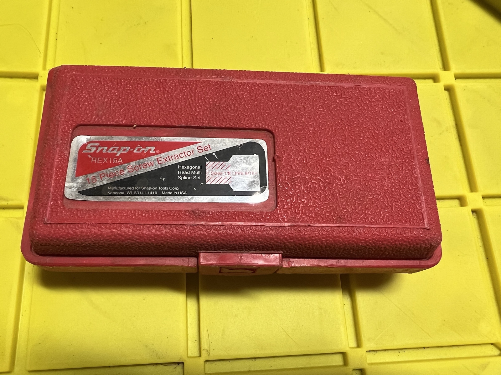 Snap-on REX15A 15pc Screw Extractor Set for sale online | eBay