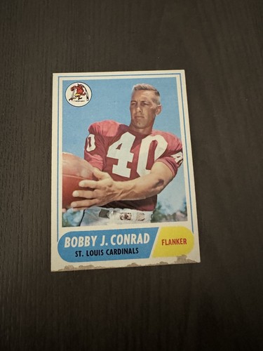 1968 Topps #190 BOBBY JOE J. CONRAD St Louis Cardinals Football Card | eBay