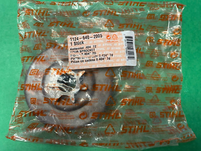 Stihl OEM Chain sprocket 0.404" 7T 1124-640-2005 | eBay
