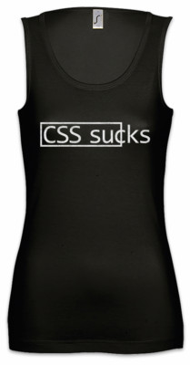 CSS Sucks Women Tank Top Fun Geek Nerd Computer Science Scientist Web ...