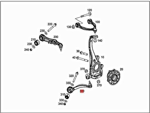 Genuine MERCEDES A205 C205 S205 W205 C-CLASS W205 Strut rod 2053305806 ...