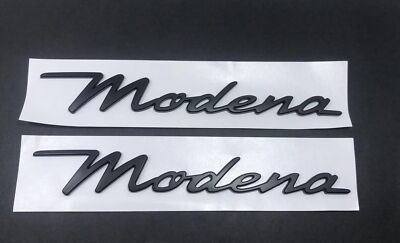 2pcs For Maserati Modena Letter Fender Side Emblem Badge Nameplate ...