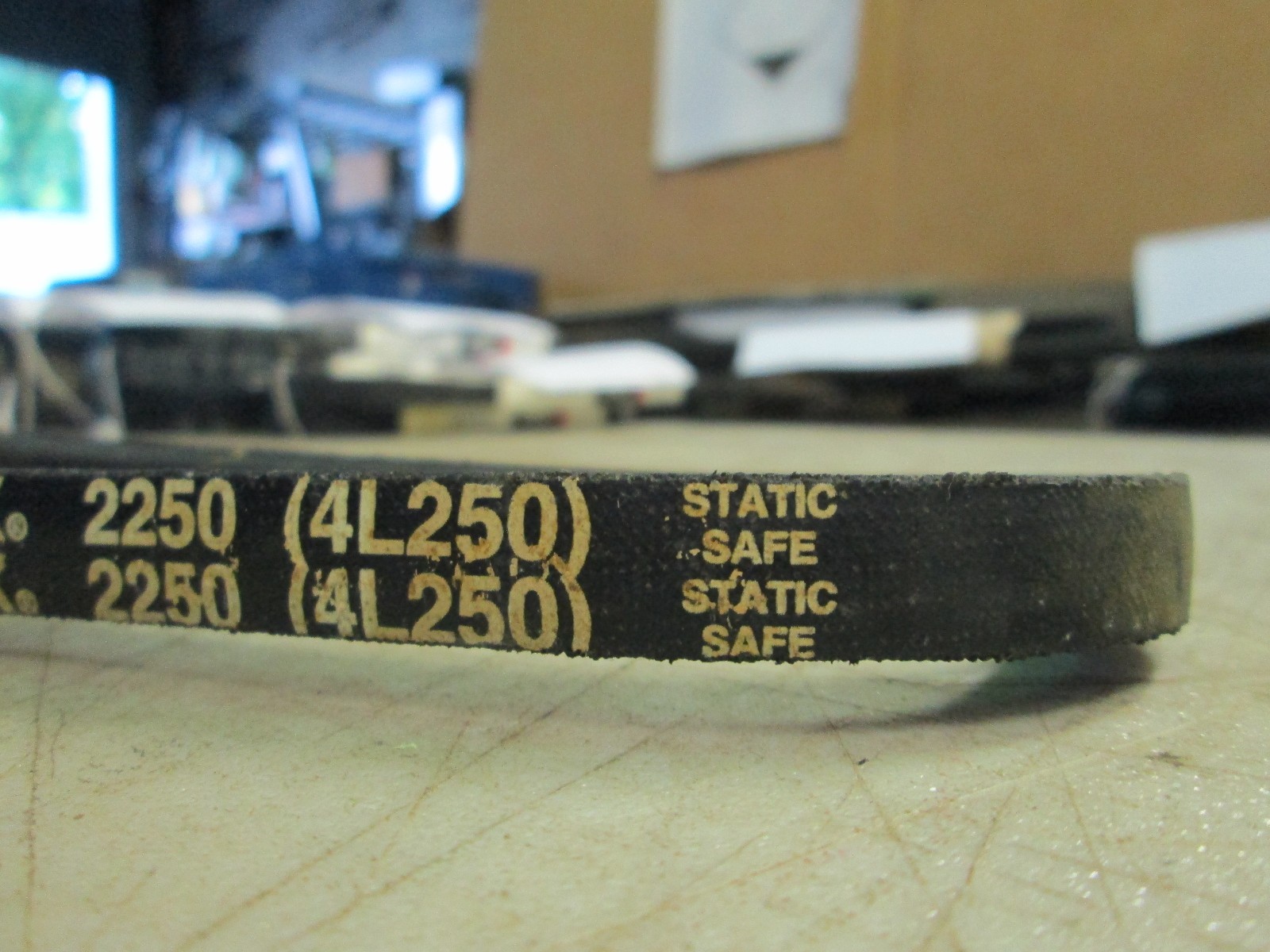 Gates Truflex Belt #2250 1/2"x25" Industry Number: 4L250 Static Safe ...