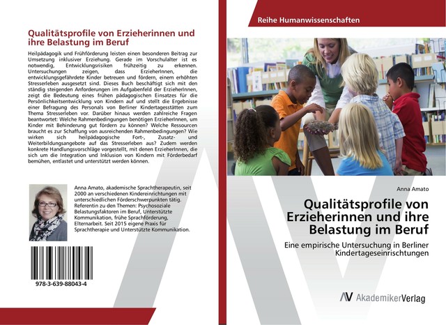 Qualitätsprofile von Erzieherinnen und Ihre Belastung im Beruf von Anna ...