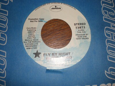 Rush 45 Fly By Night/In The Mood MERCURY PROMO | eBay