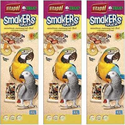A&E Cage Co. 6 Pack of Smackers Parrot XXL Treat Sticks, (Pack 3) | eBay