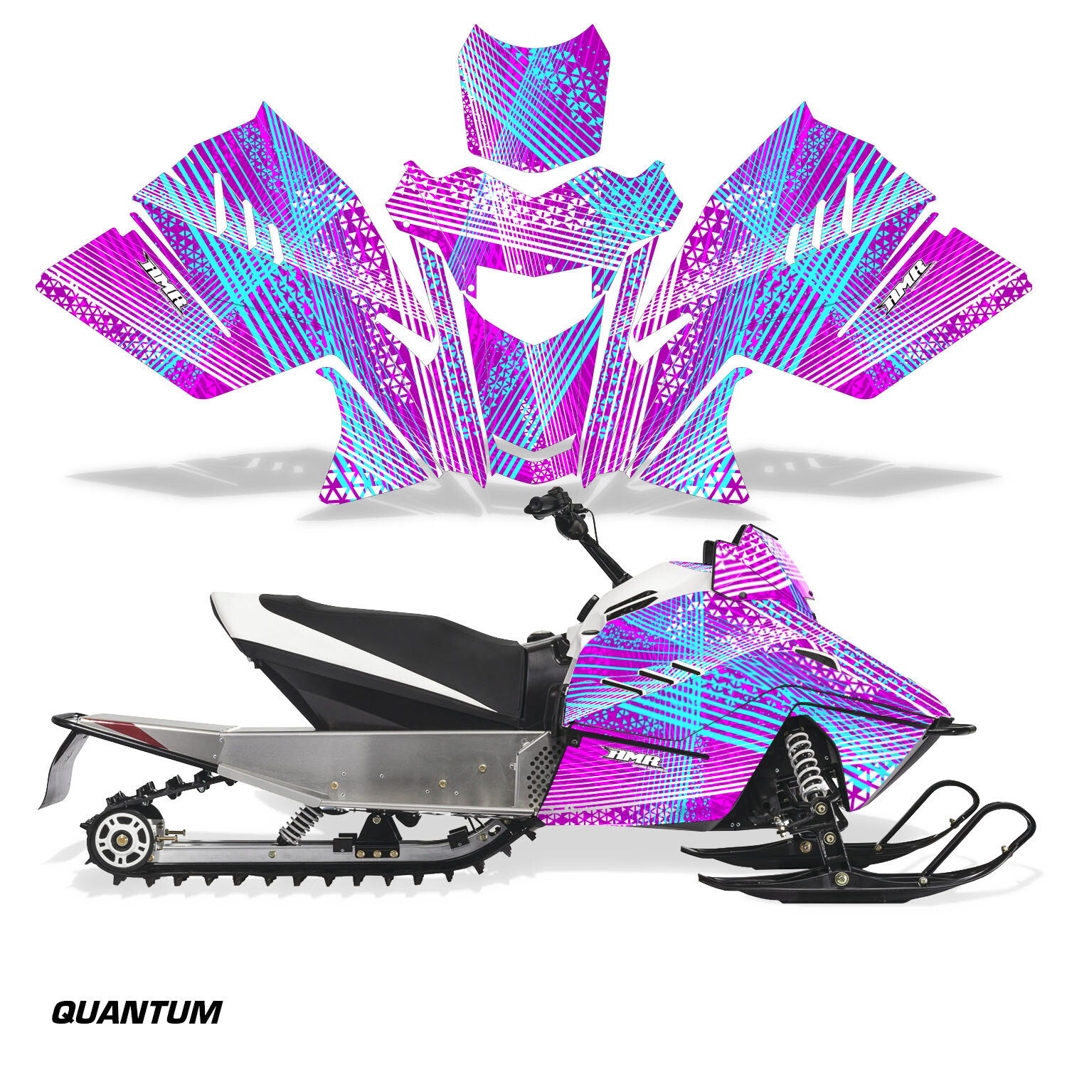 Snowmobile Graphics kit Sled Decal for Arctic Cat ZR200 2018-Up Quantum ...