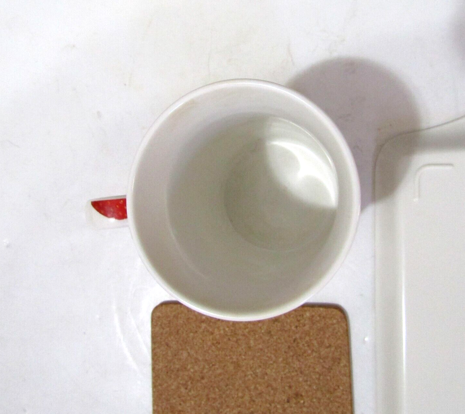 Kent Pottery Strawberry Mug Cup Tray Coaster Set New | eBay