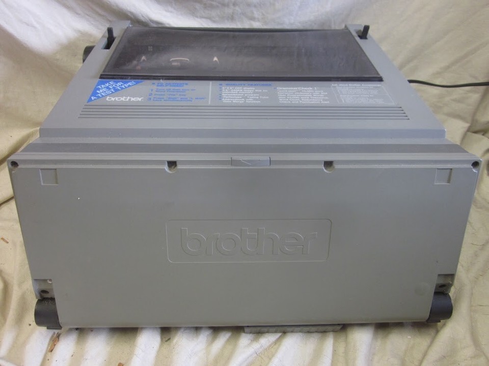 Vintage Brother Word Processor Model WP-90 with Manual & Software ...