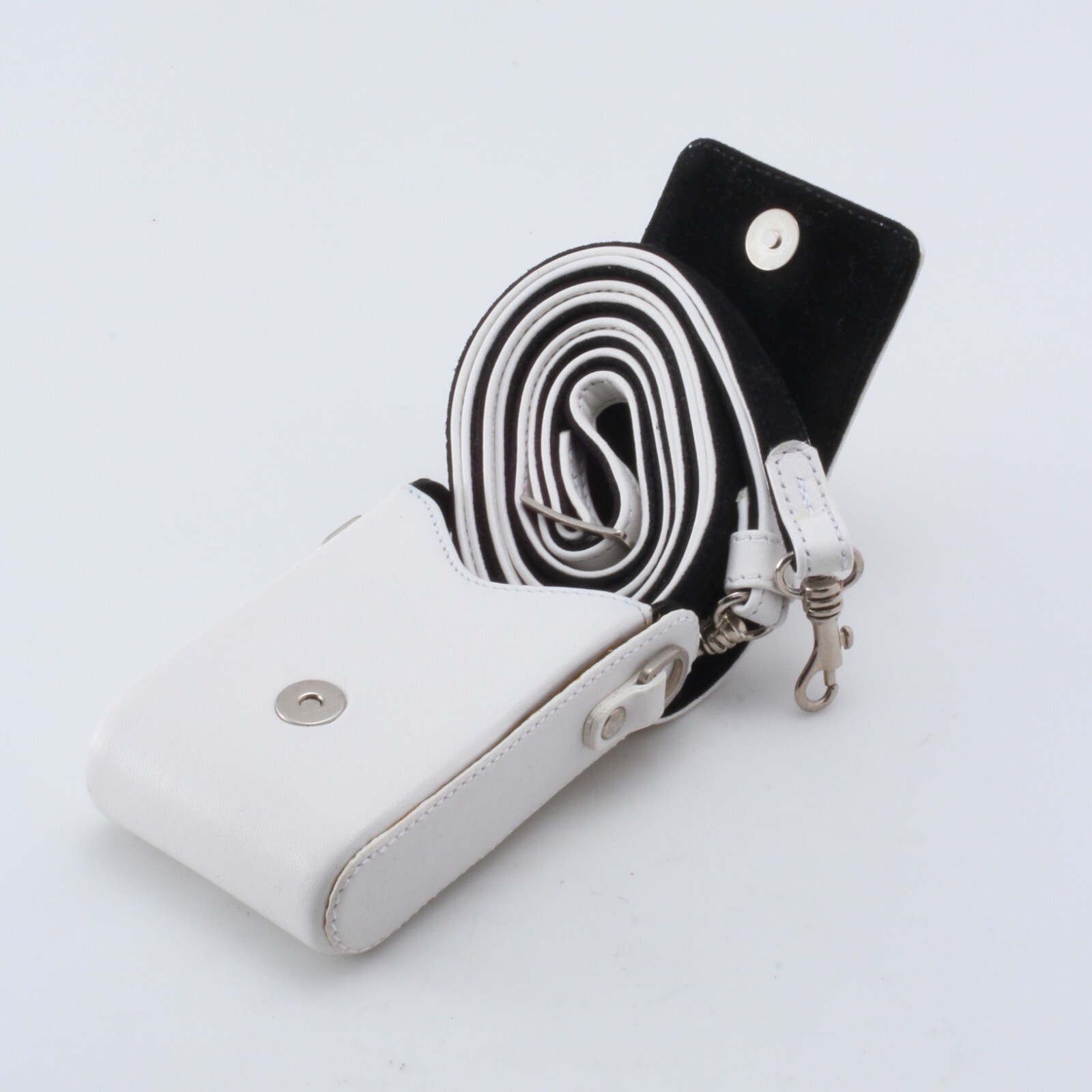 【NEAR MINT】Leica genuine camera white Leather Case for C-LUX 2 Shoulder ...