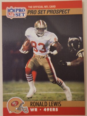 Ronald Lewis - 1990 NFL Pro Set #750 - San Francisco 49ers Football ...