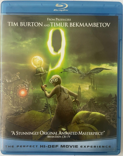 9: An Animated Dystopian Adventure from Tim Burton - Blu-ray Edition | eBay