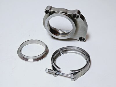 Stainless CT26 Downpipe Turbocharger Flange 3.0" Outlet V-band Toyota ...