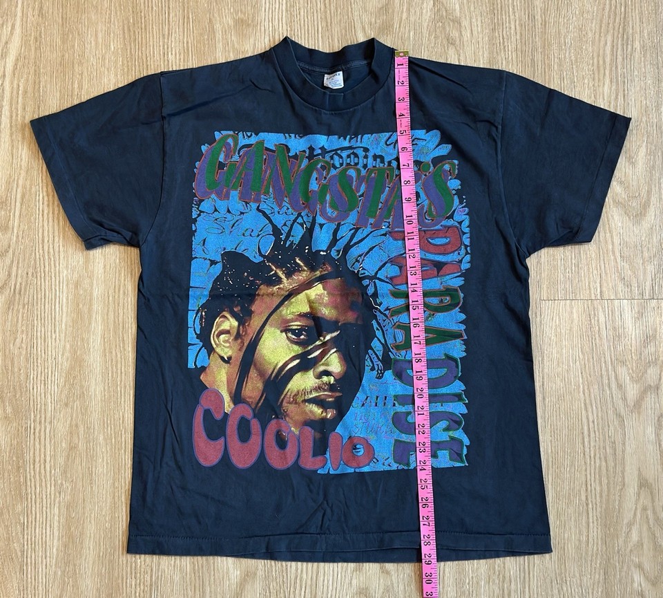 COOLIO vintage 1995 GANGSTA’S PARADISE t shirt TOO HOT | eBay