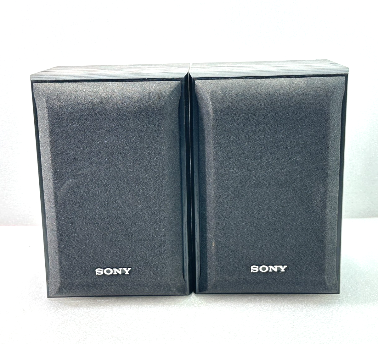 LOT OF 2 SONY SS-B1000 8 Ohms 120W Black Bookshelf Speakers FREE ...