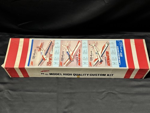 Vintage MK Kato AKROMASTER F3A Pattern plane Kit 120-4cycle Made in ...