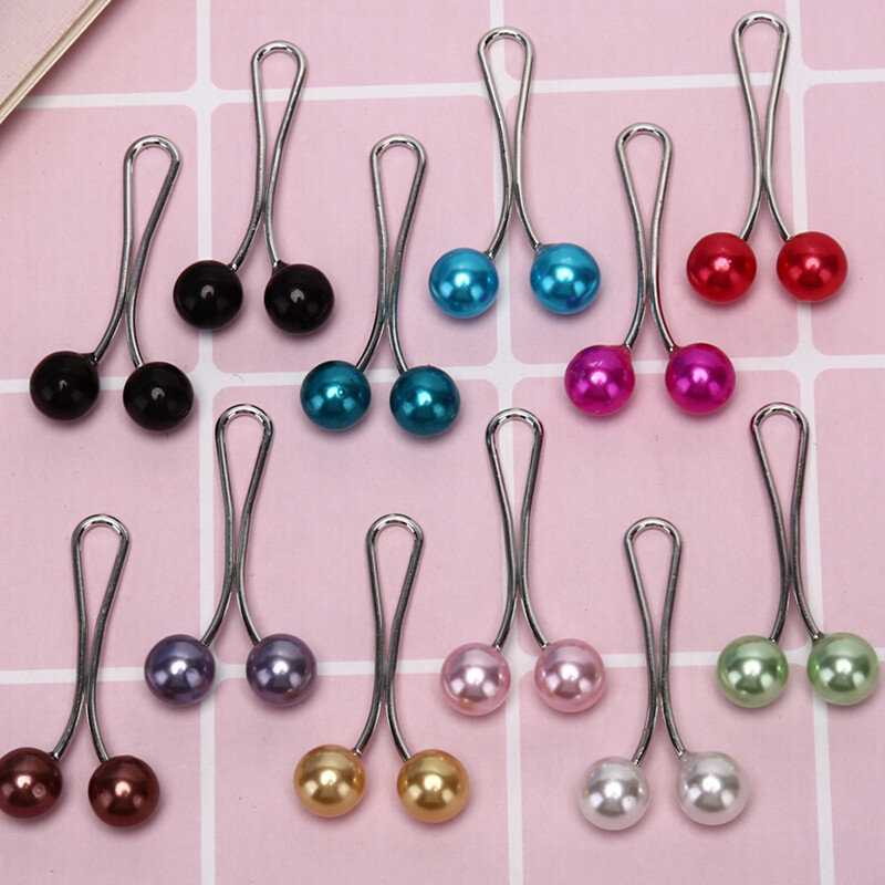 12XPearl Scarf Brooch Pin Headscarf Shawl Scarf Lady Muslim Scarf Hijab ...