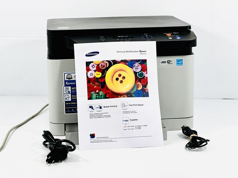 *Samsung Xpress C460W Color Laser Printer samsung express Pre *Read ...